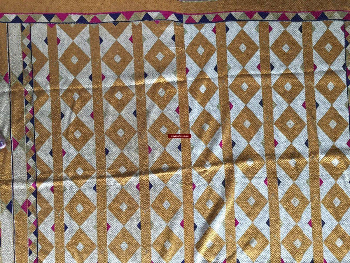 1071 Old Meenakari Varida Bagh Phulkari - Antique Art - WOVENSOULS ...