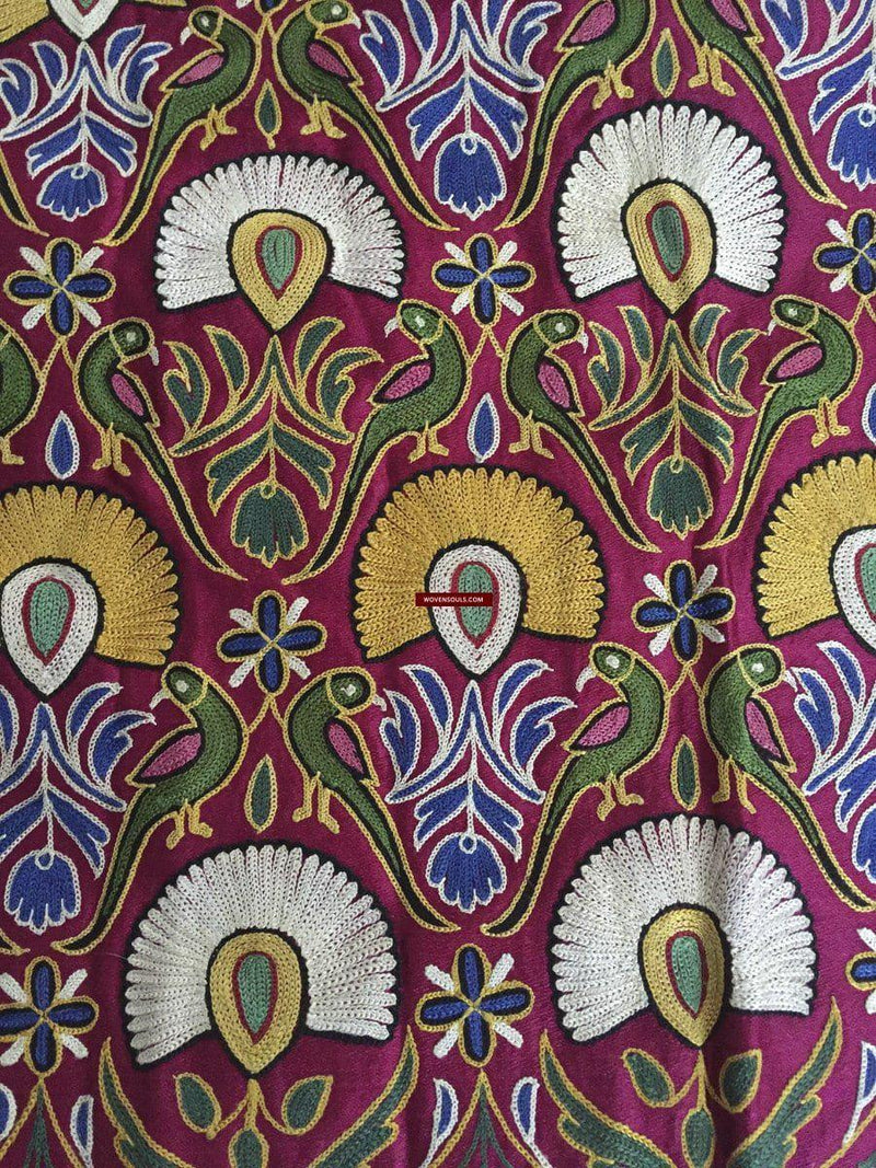 1073 Antique Silk Mochi Embroidery Skirt Length Gujarat - WOVENSOULS ...