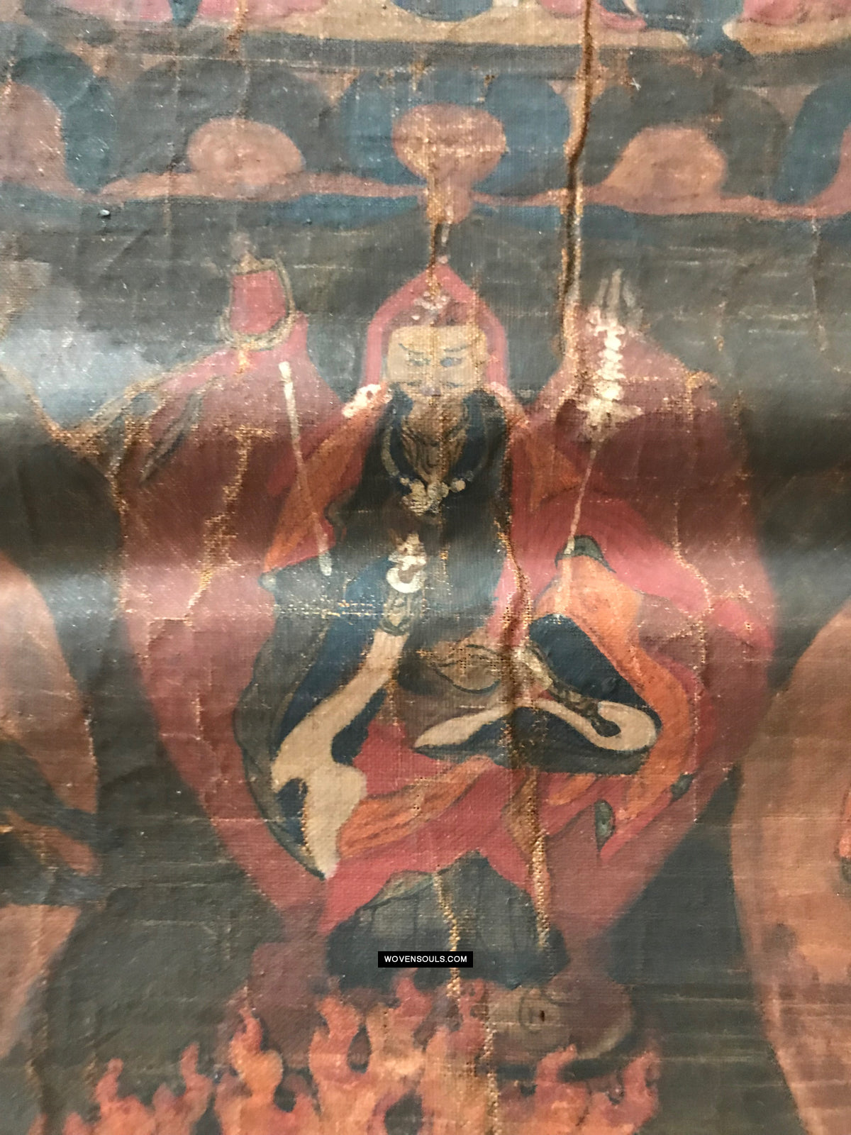 1314 - Antique Tibetan Thangka - Avalokiteshvara - Antique Art ...