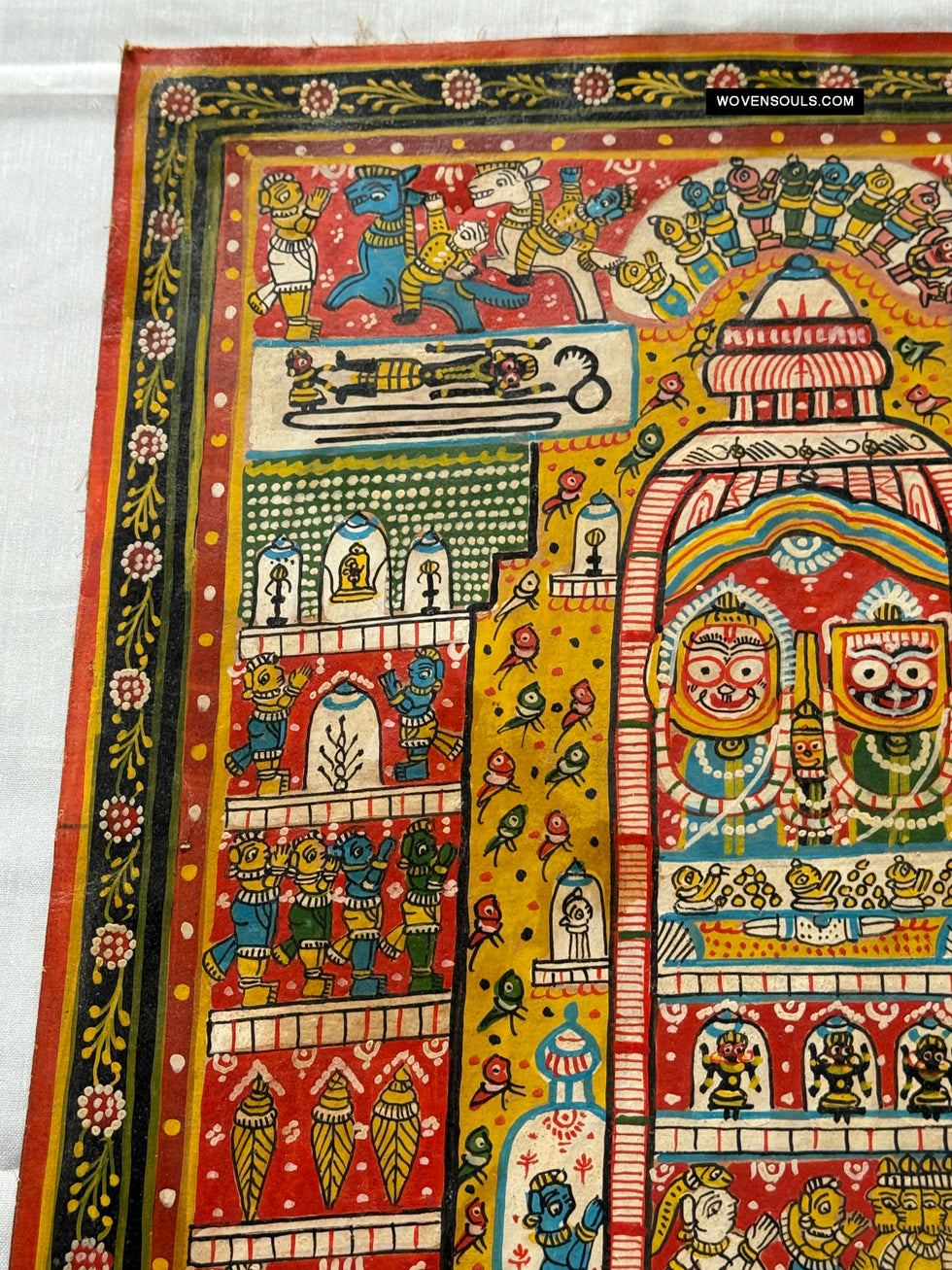 134 Old Traditional Jatripatti Lord Jagannath Puri – WOVENSOULS Antique ...