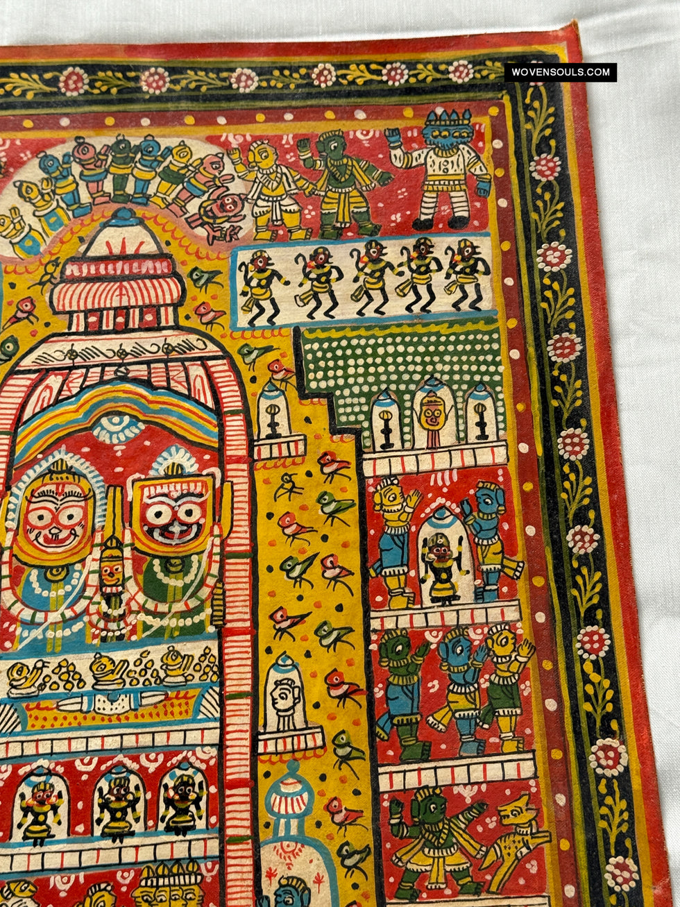 134 Old Traditional Jatripatti Lord Jagannath Puri – WOVENSOULS Antique ...