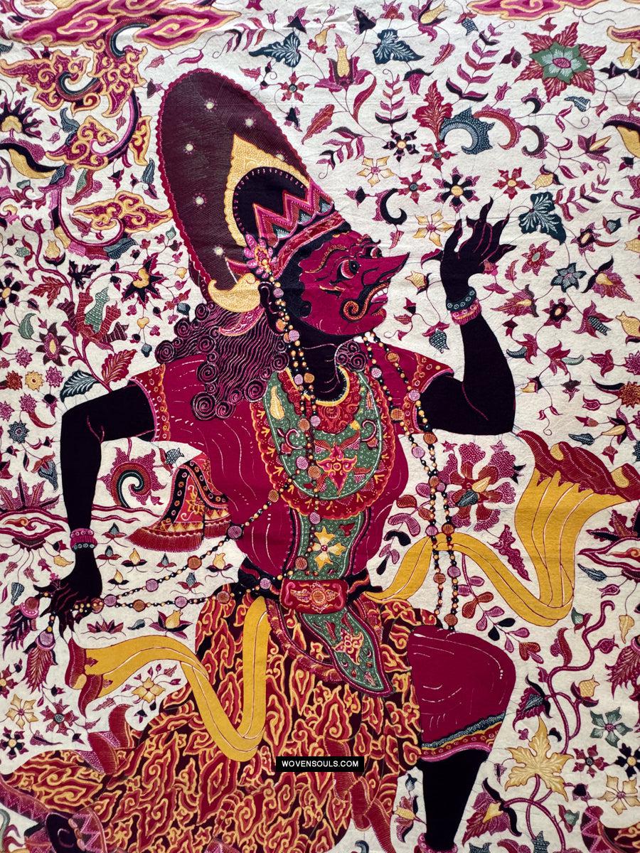 1771 Indonesian Art Wayang Batik Tulis - WOVENSOULS Antique Textiles ...