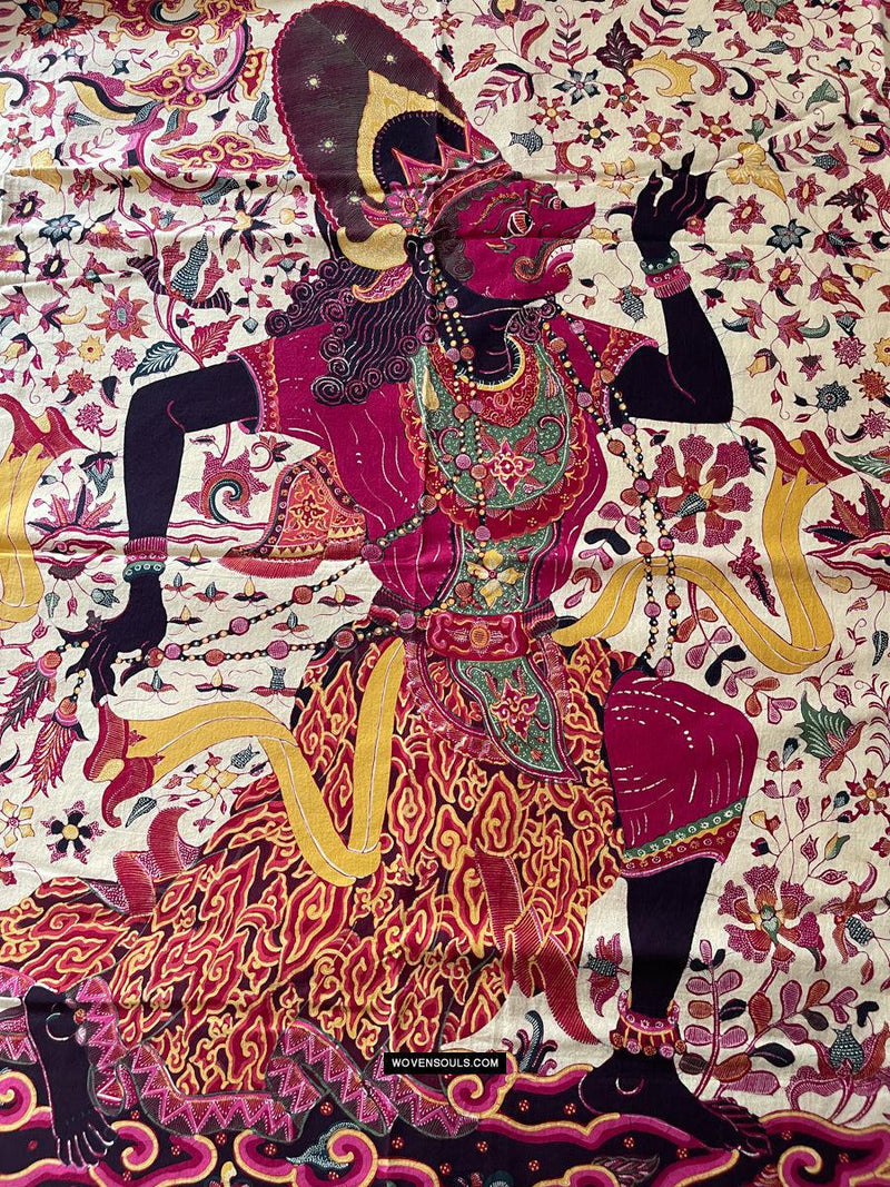 1771 Indonesian Art Wayang Batik Tulis - WOVENSOULS Antique Textiles ...