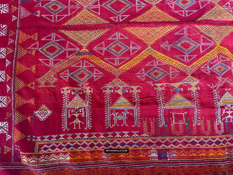 1796 Vintage Shekhawati Bishnoi Rajasthani Wedding Shawl Odhana ...