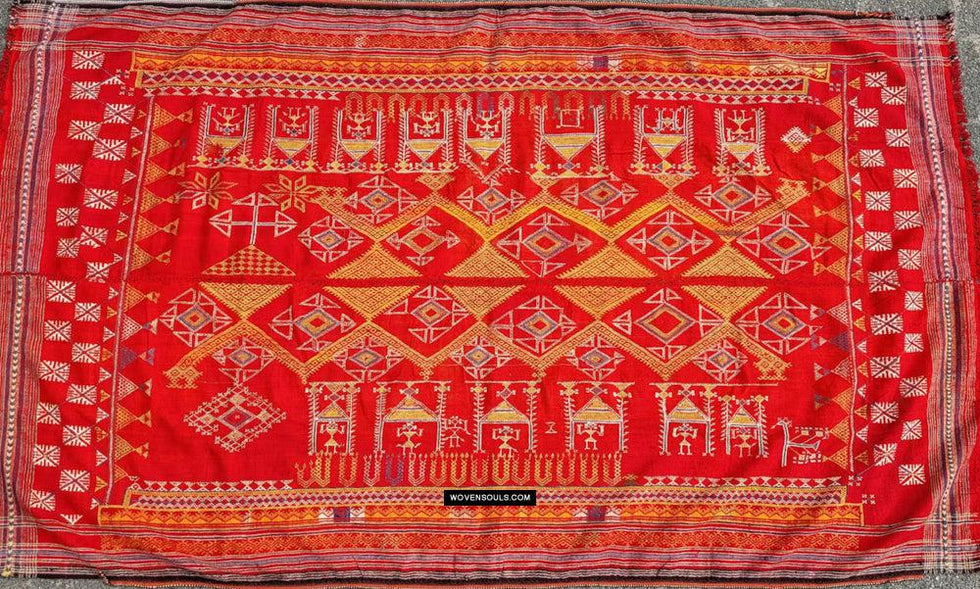 1796 Vintage Shekhawati Bishnoi Rajasthani Wedding Shawl Odhana ...
