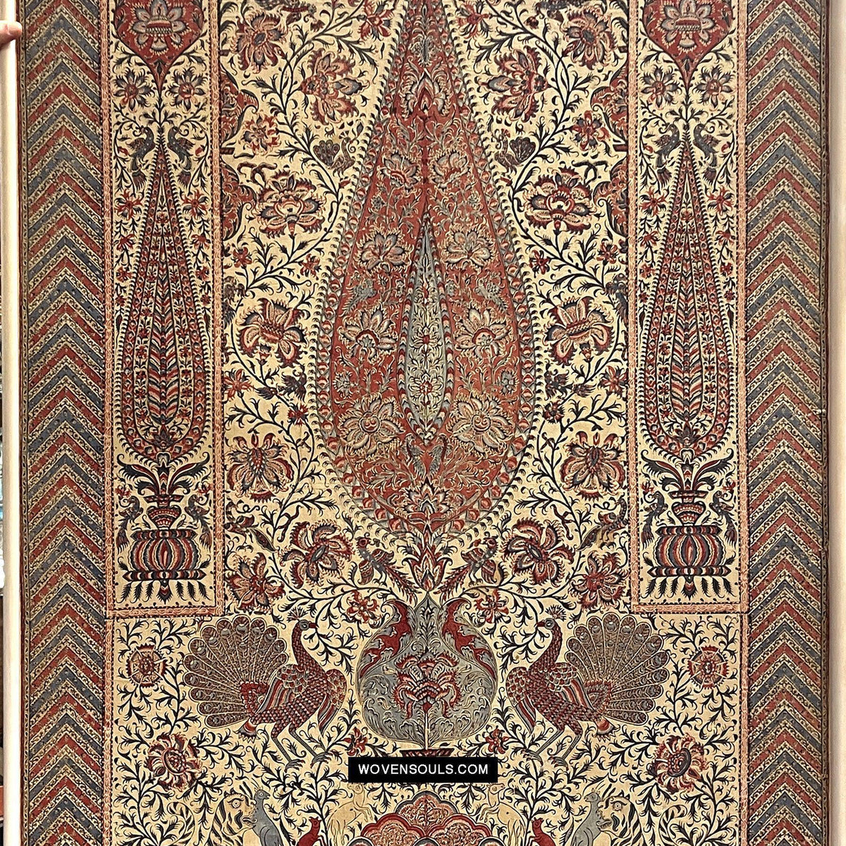 1801 Antique Palampore Kalamkari – WOVENSOULS Antique Textiles & Art ...