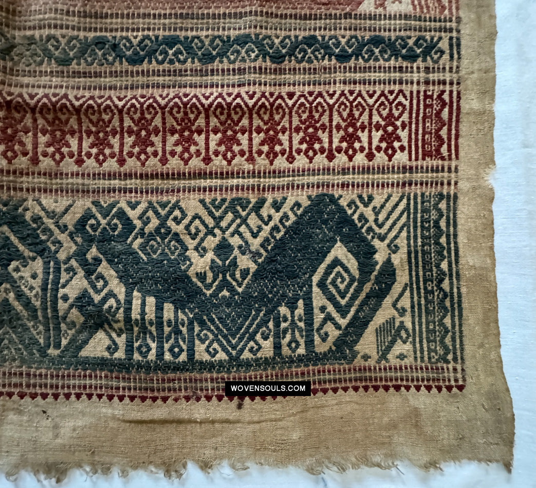 1822 Antique Sumatra Tampan Ship Cloth - Three colors – WOVENSOULS ...