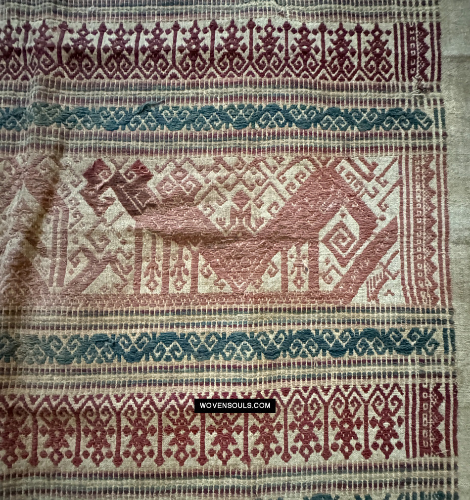 1822 Antique Sumatra Tampan Ship Cloth - Three colors - WOVENSOULS ...