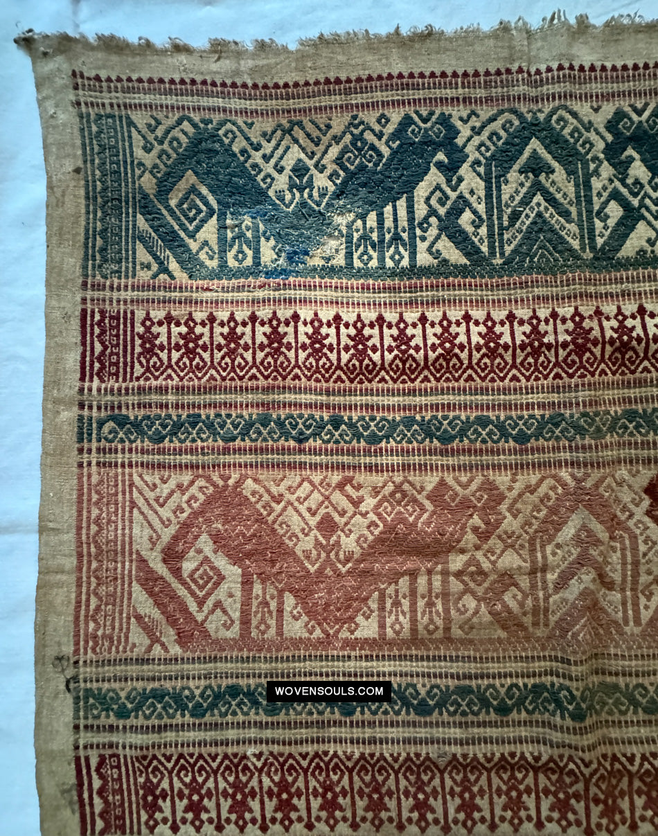 1822 Antique Sumatra Tampan Ship Cloth - Three colors - WOVENSOULS ...