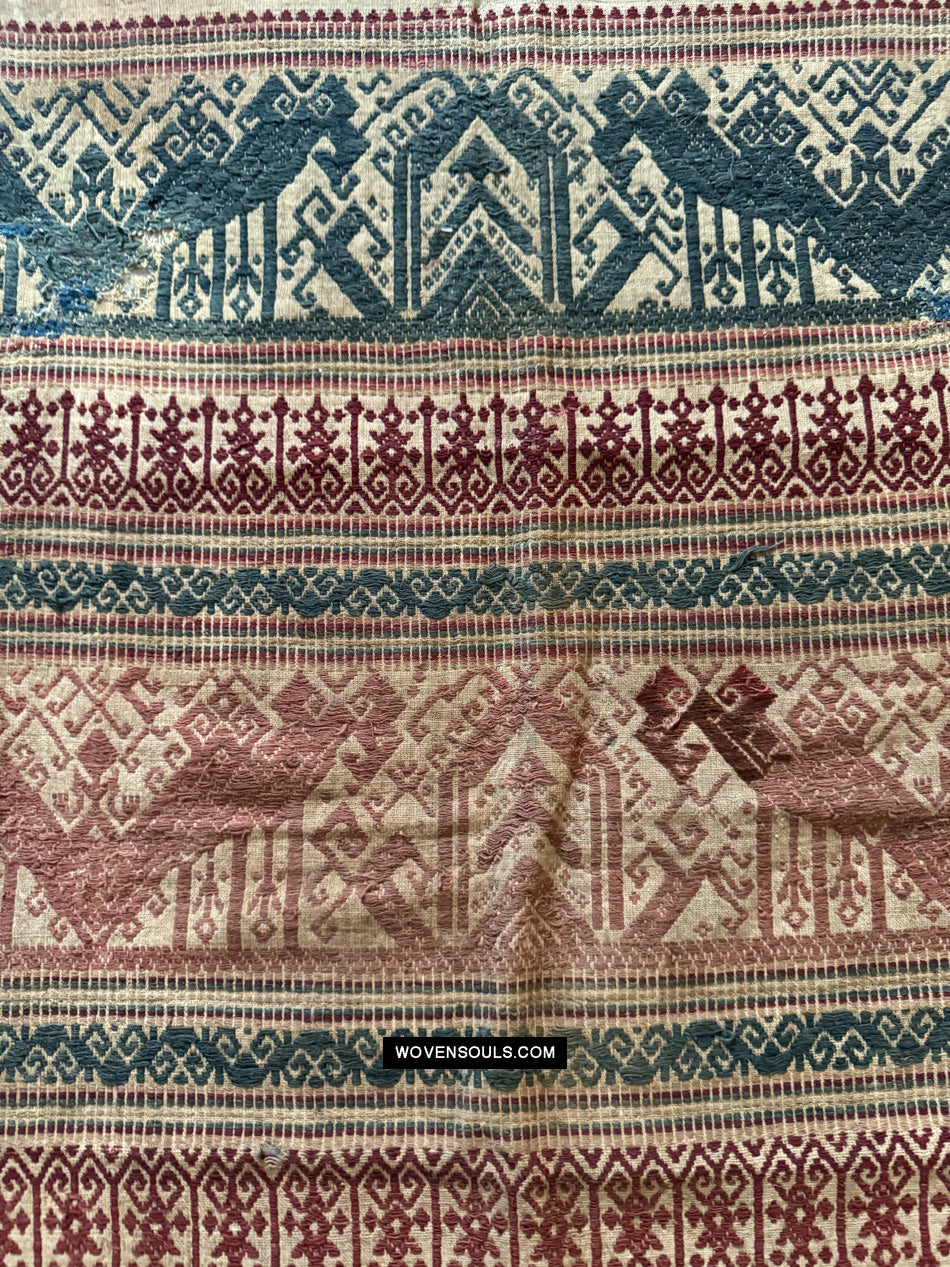 1822 Antique Sumatra Tampan Ship Cloth - Three colors - WOVENSOULS ...
