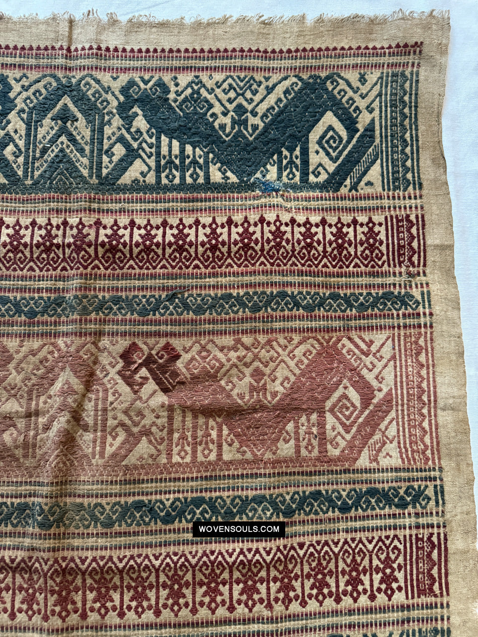 1822 Antique Sumatra Tampan Ship Cloth - Three colors - WOVENSOULS ...