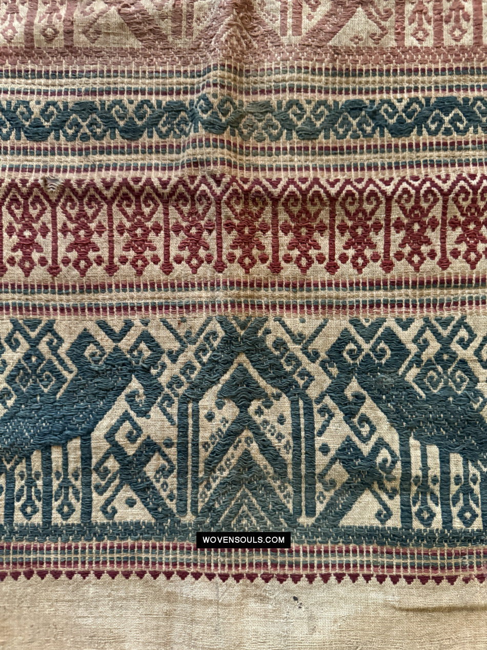 1822 Antique Sumatra Tampan Ship Cloth - Three colors - WOVENSOULS ...