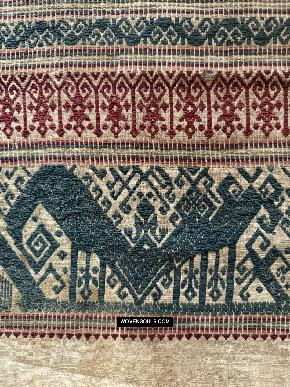 1822 Antique Sumatra Tampan Ship Cloth - Three colors - WOVENSOULS ...