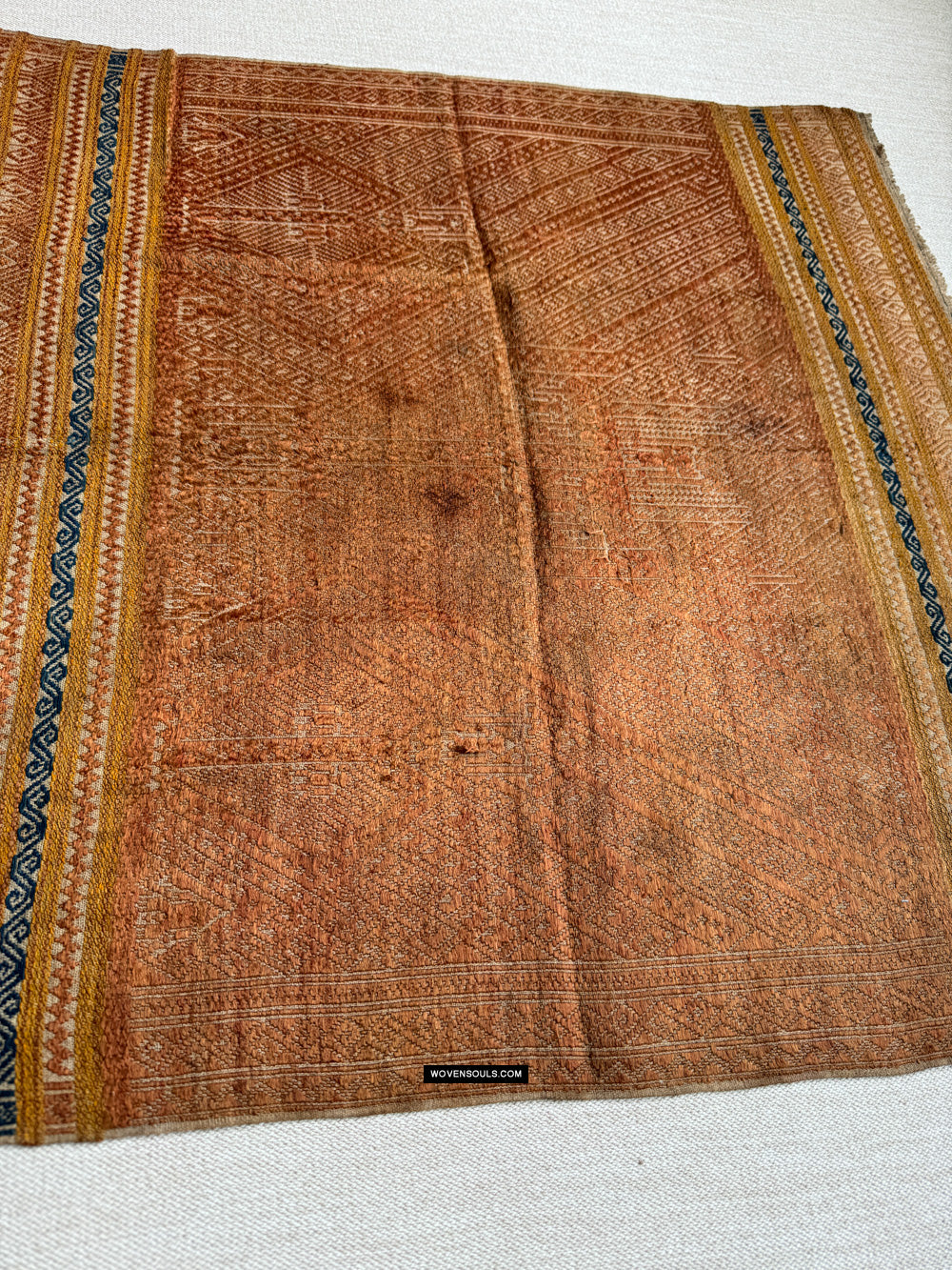 1926 Antique Sumatran Tampan Ship Cloth with Silk Weaving – WOVENSOULS ...