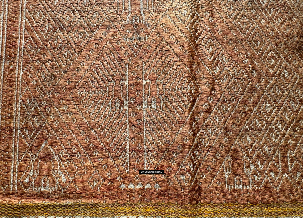 1926 Antique Sumatran Tampan Ship Cloth with Silk Weaving – WOVENSOULS ...