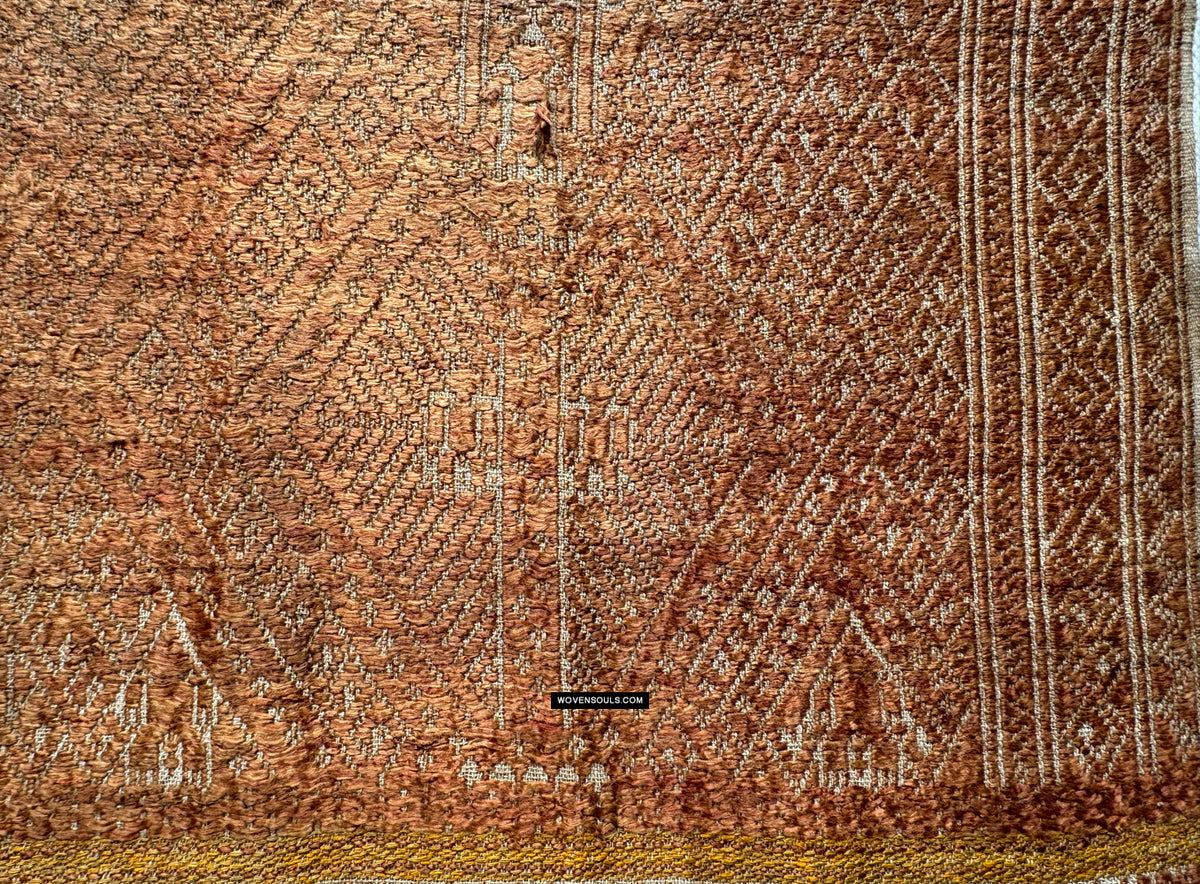 1926 Antique Sumatran Tampan Ship Cloth with Silk Weaving – WOVENSOULS ...