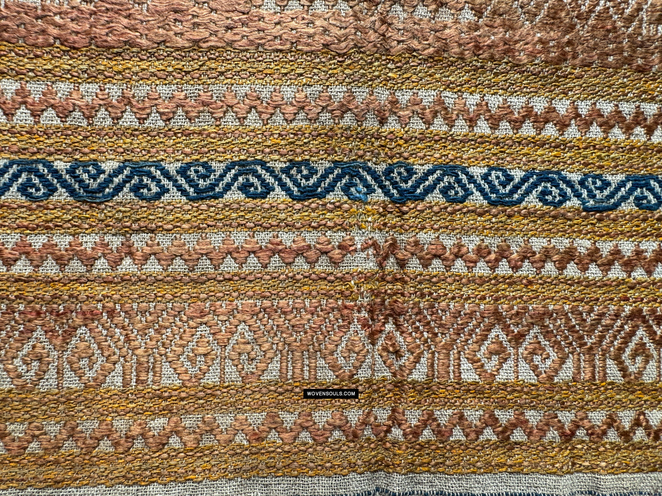 1926 Antique Sumatran Tampan Ship Cloth with Silk Weaving – WOVENSOULS ...