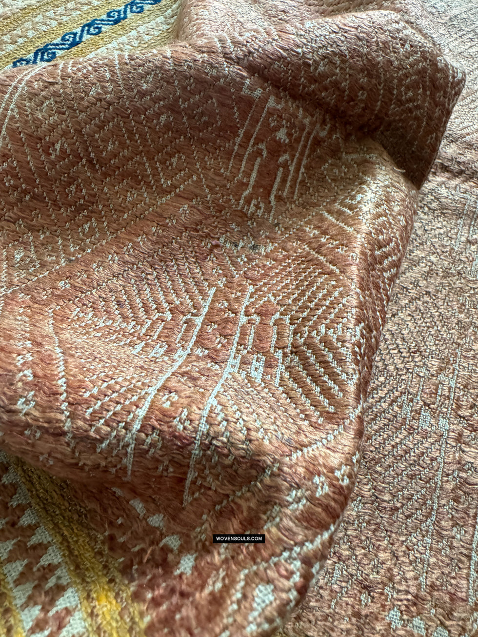 1926 Antique Sumatran Tampan Ship Cloth with Silk Weaving – WOVENSOULS ...