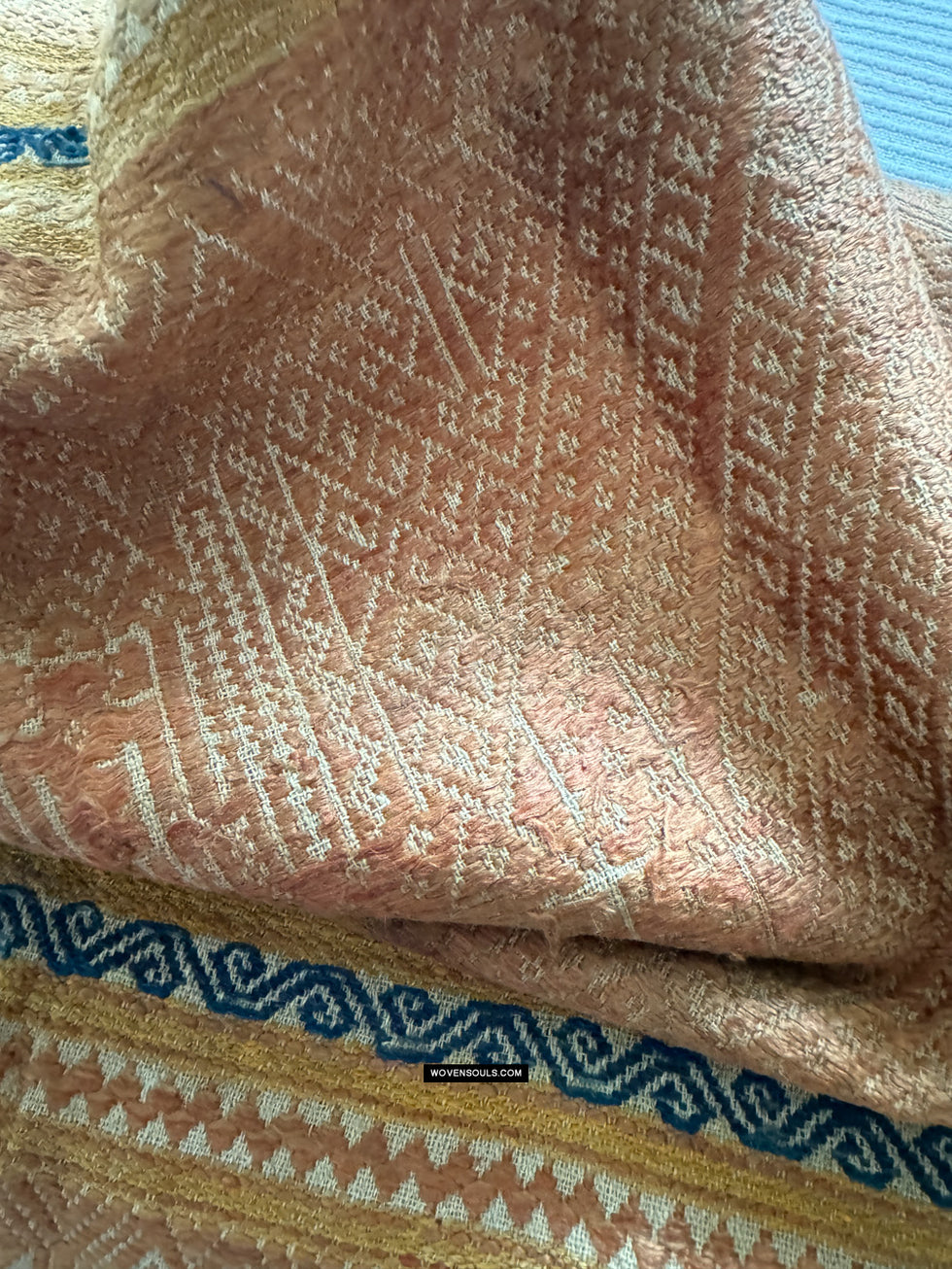 1926 Antique Sumatran Tampan Ship Cloth with Silk Weaving – WOVENSOULS ...
