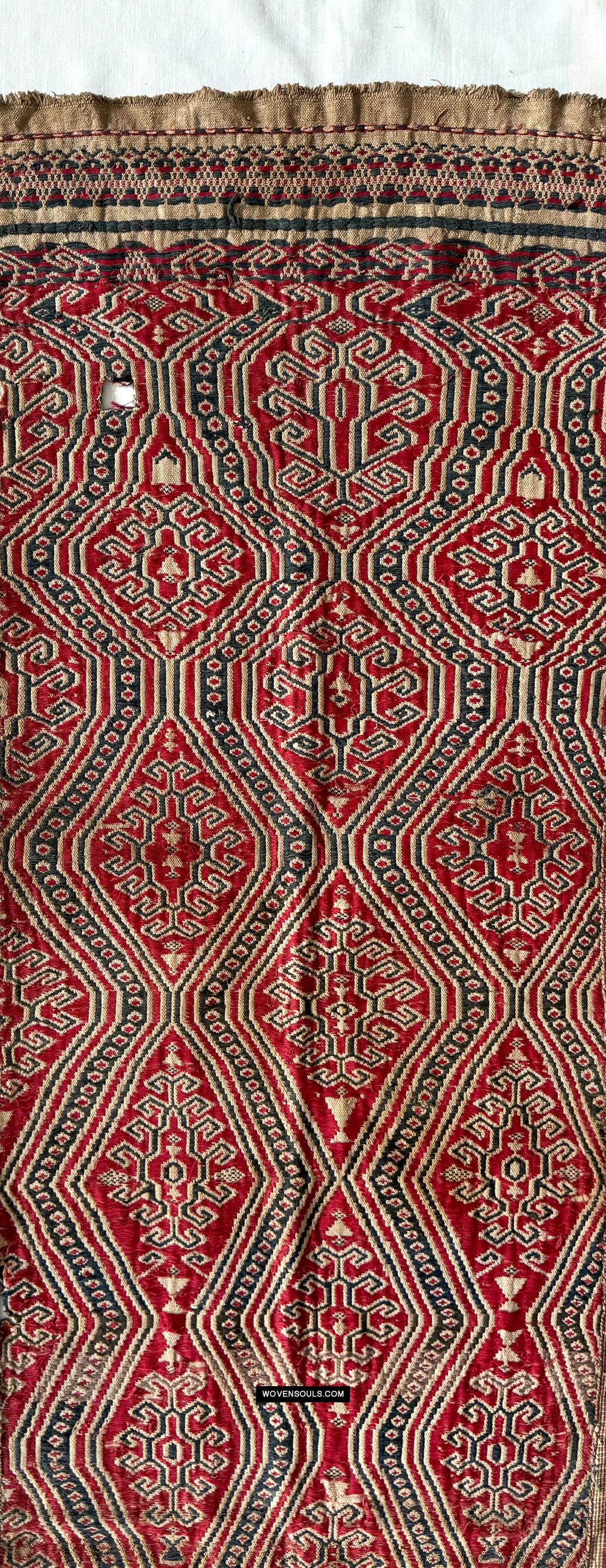 1579 Antique Figurative Pilih Woven Cloth Iban Dayak – WOVENSOULS ...