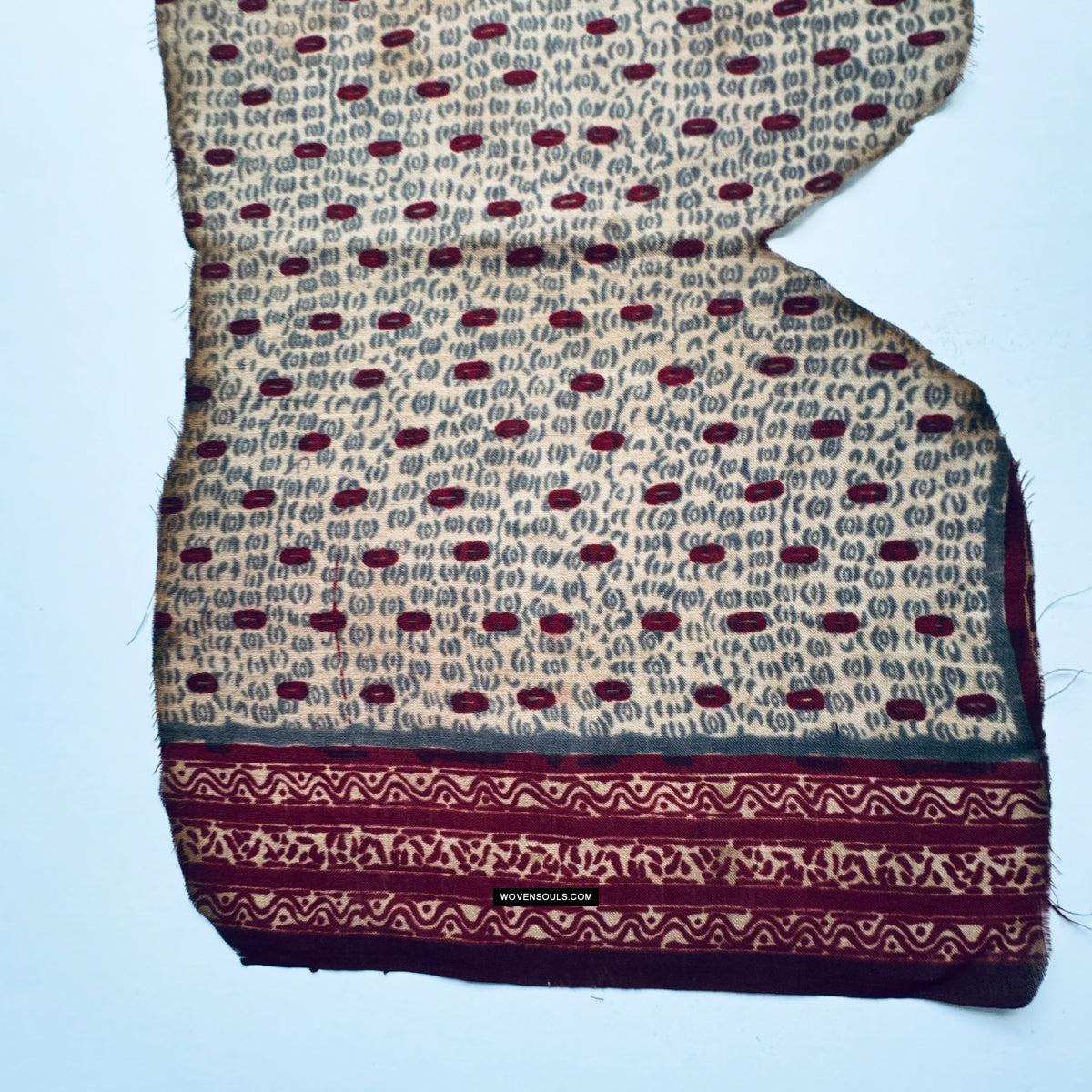 1968 Antique Indian Trade Textile Toraja Fine Fragment - WOVENSOULS ...