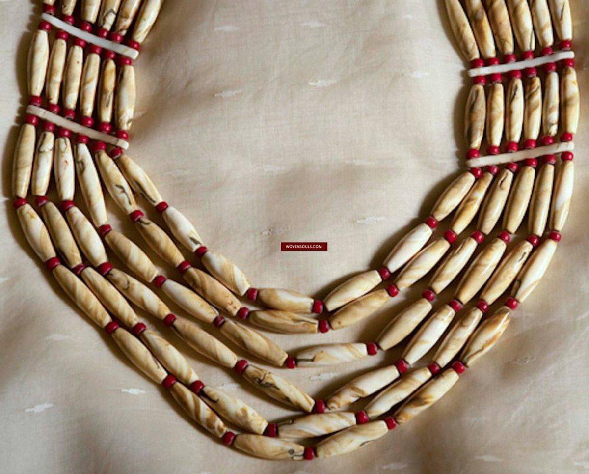238 Old Conch Shell Necklace Naga SOLD - WOVENSOULS Antique Textiles ...