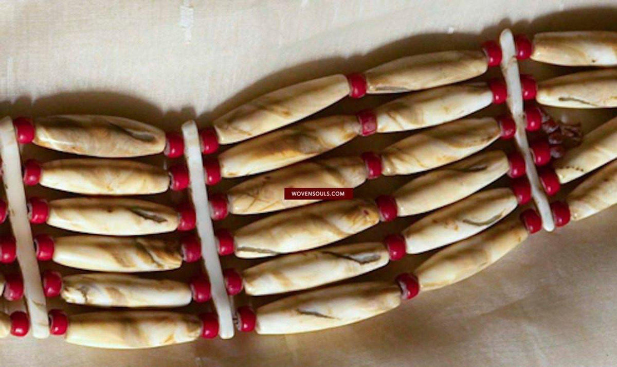 238 Old Conch Shell Necklace Naga SOLD - WOVENSOULS Antique Textiles ...