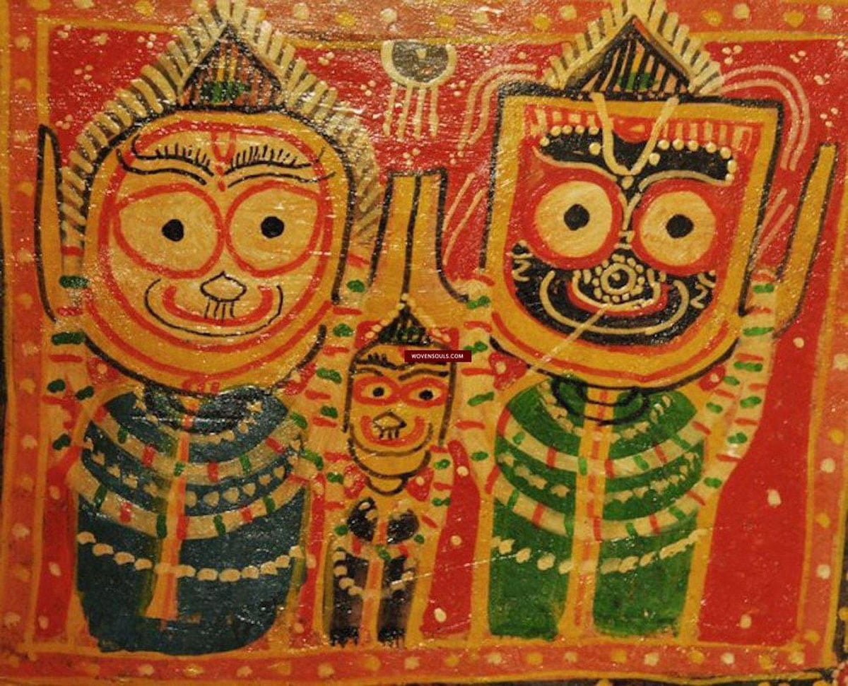 288 SOLD Old Puri Patta Chitra Painting from Odisha - Jagannath ...
