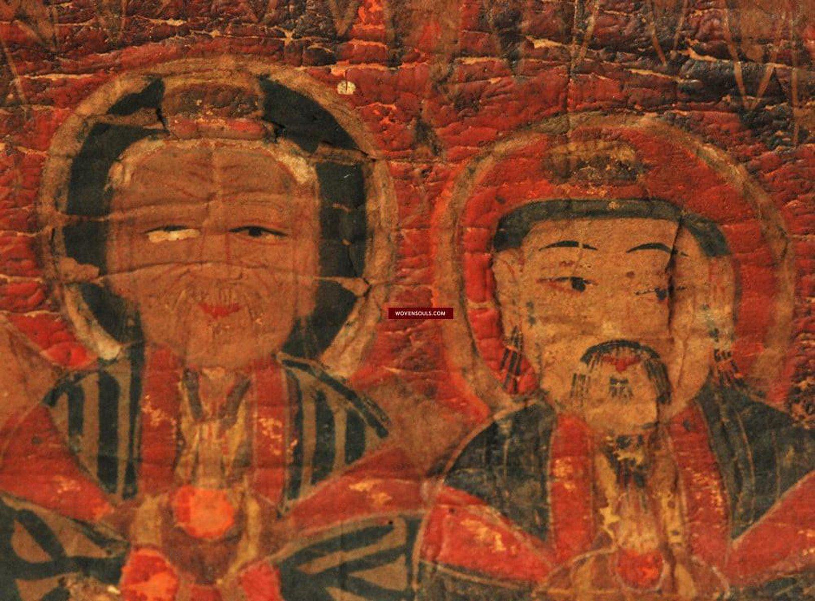 289 Antique Yao Daoist Ritual Scroll Painting from – WOVENSOULS Antique ...