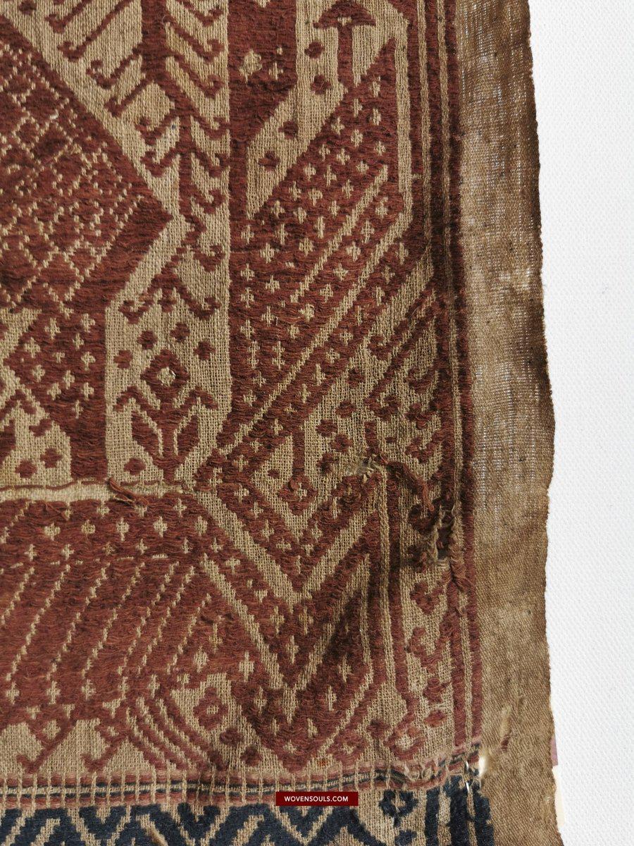 314 Exquisite ANtique Sumatra Weaving Tampan Shipcloth Textile ...