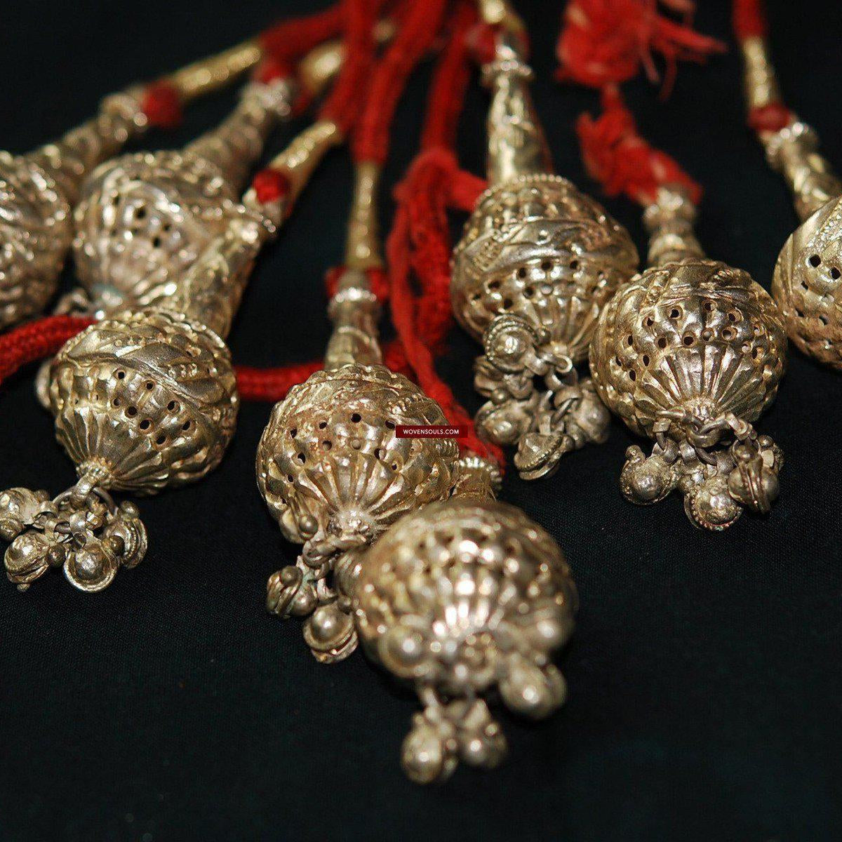 322 Old Silver Nuptial Bedsheet Ties Ornament - Set – WOVENSOULS ...