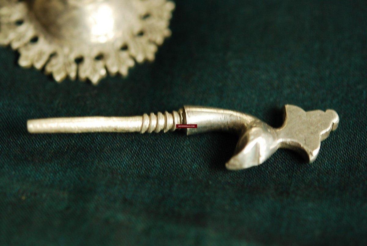 325 Old Silver Peacock Surma Box - Kohl container - WOVENSOULS Antique ...