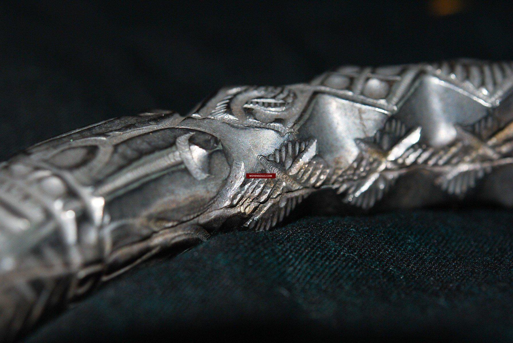 341 SOLD Vintage Silver Hansli Rigid Torque Necklace - WOVENSOULS ...