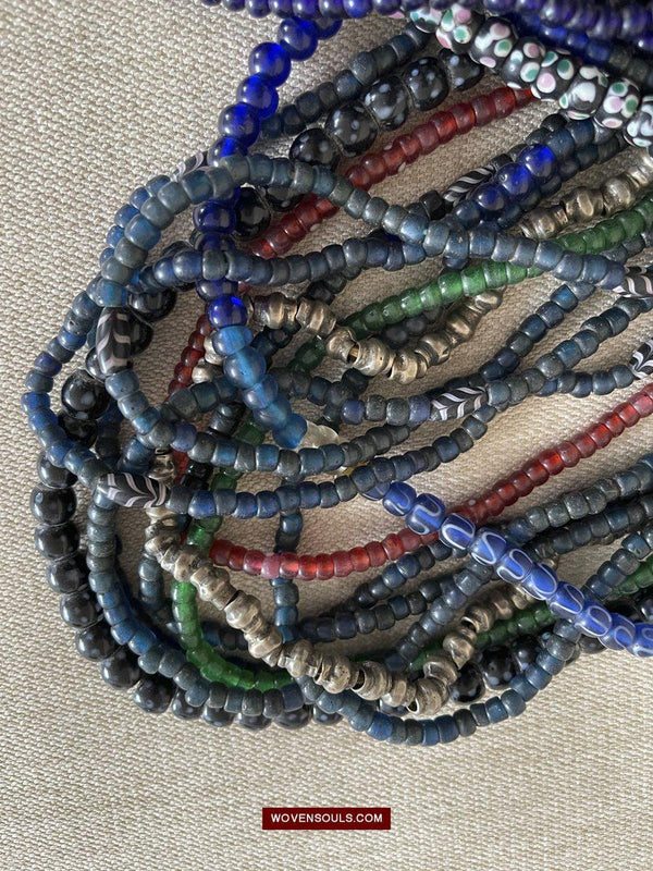 377 SOLD Old Wedding Beads - Apatani Tribe - Arunachal Pradesh Tribal ...