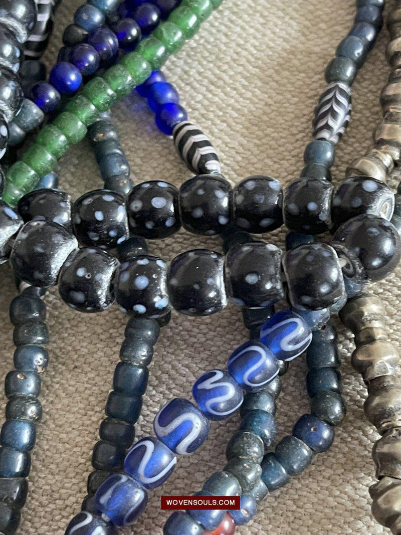 377 SOLD Old Wedding Beads - Apatani Tribe - Arunachal Pradesh Tribal ...