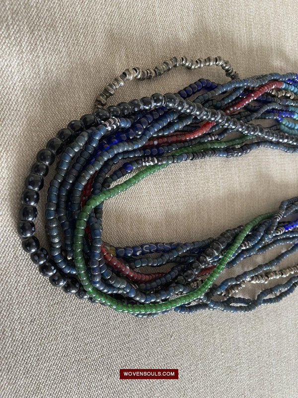 377 SOLD Old Wedding Beads - Apatani Tribe - Arunachal Pradesh Tribal ...