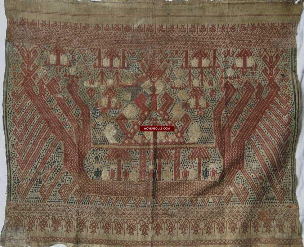 415 Antique Tampan Kalianda Tampan Ship Cloth - Antique Art ...