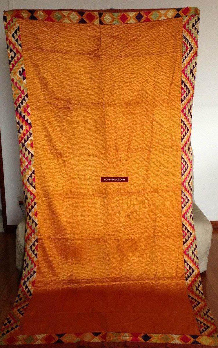 511 Gorgeous Old Golden Varida Bagh Phulkari - Antique Art - WOVENSOULS ...
