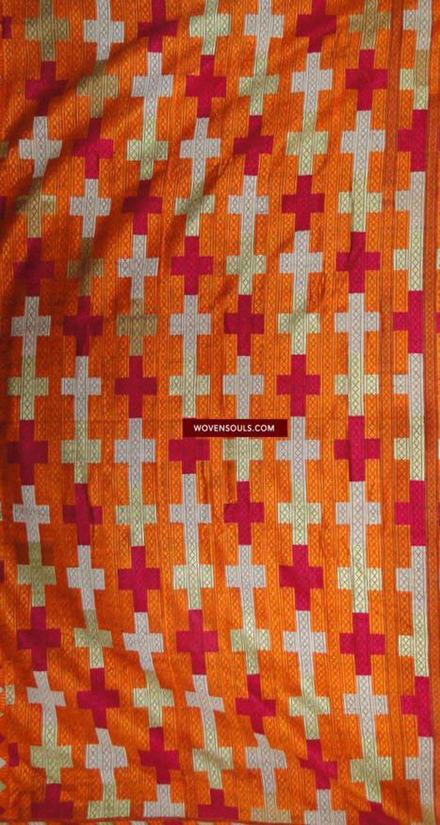 610 SOLD Old Phulkari Bagh Textile with Belan Motif - Antique Art ...