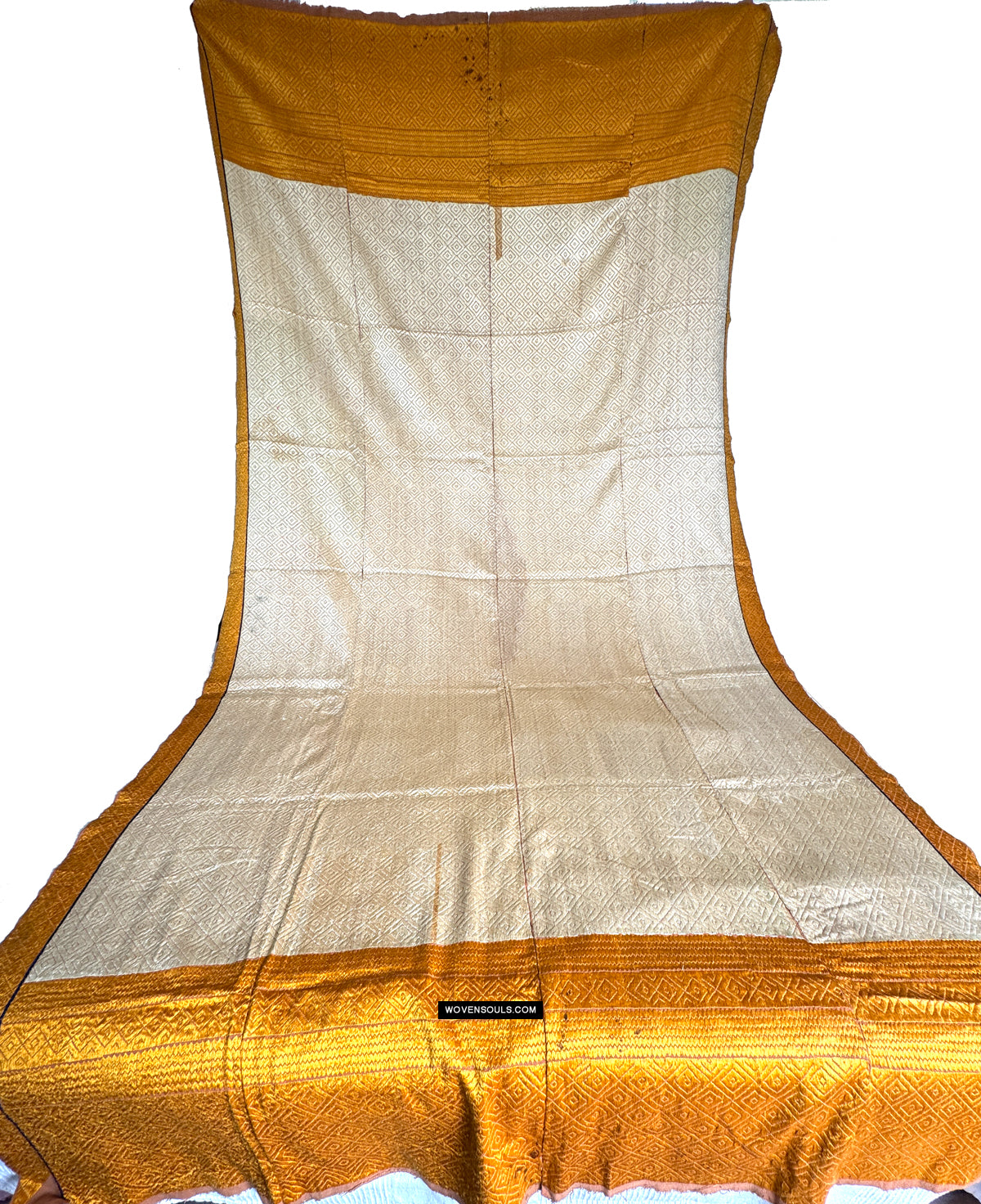 674 White Chand Bagh Phulkari Indian Textile Art – WOVENSOULS Antique ...