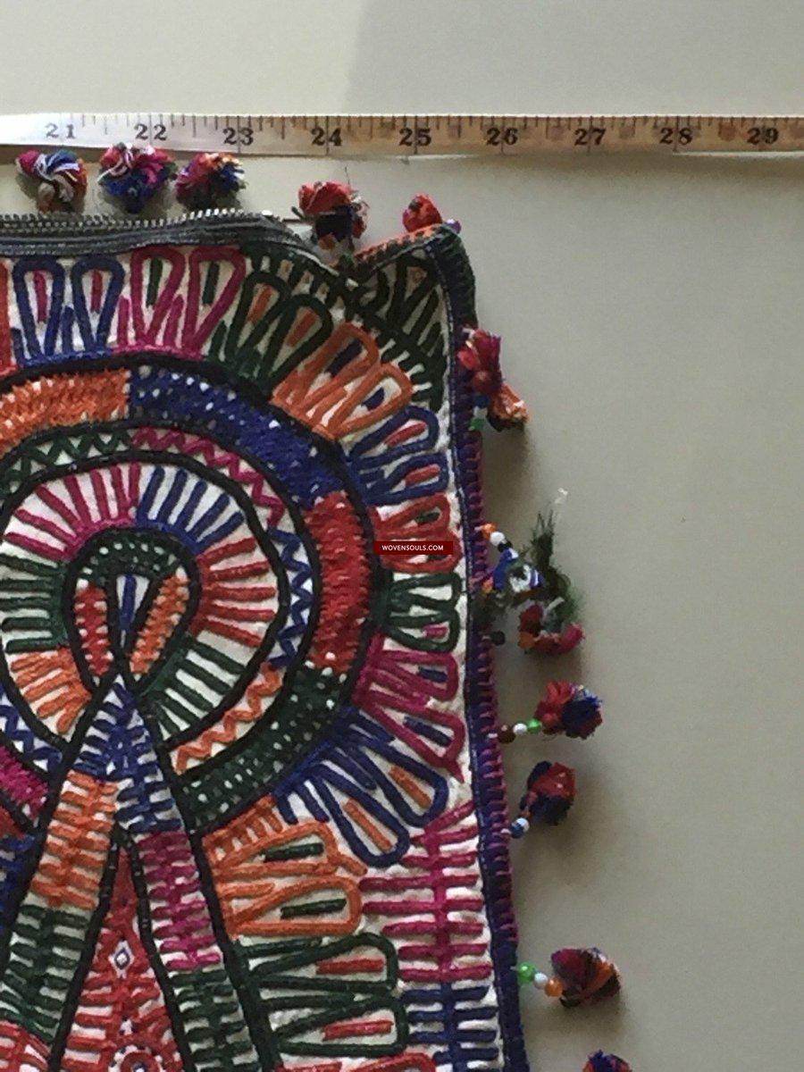 732 Vintage Rabari Embroidery Textile Art Dowry Bag - Antique Art ...