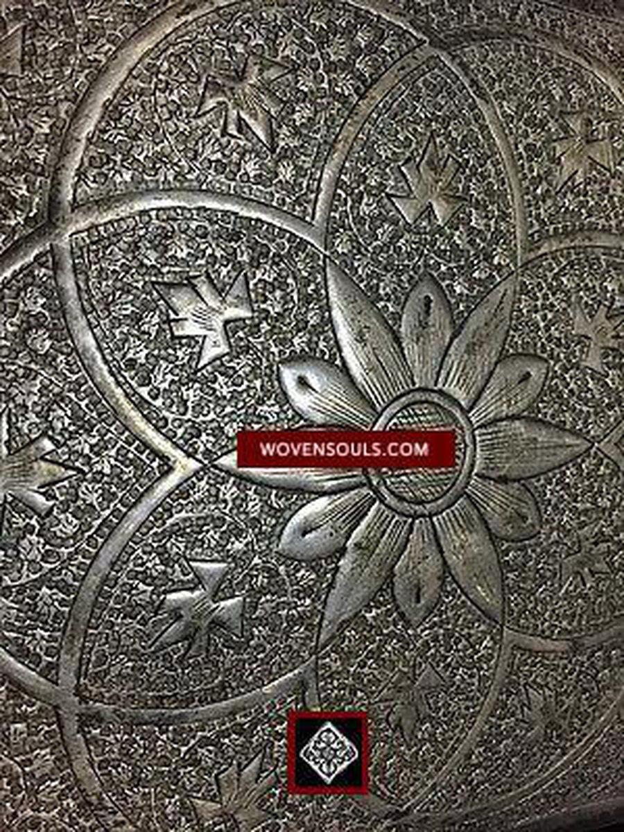 890 Rare Heirloom Mirror from Parsi Zorastrian family - Antique Art ...