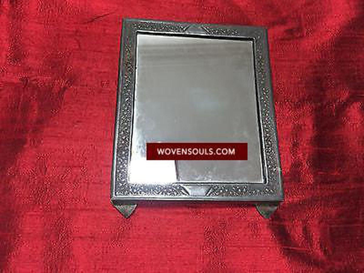 890 Rare Heirloom Mirror from Parsi Zorastrian family - Antique Art ...