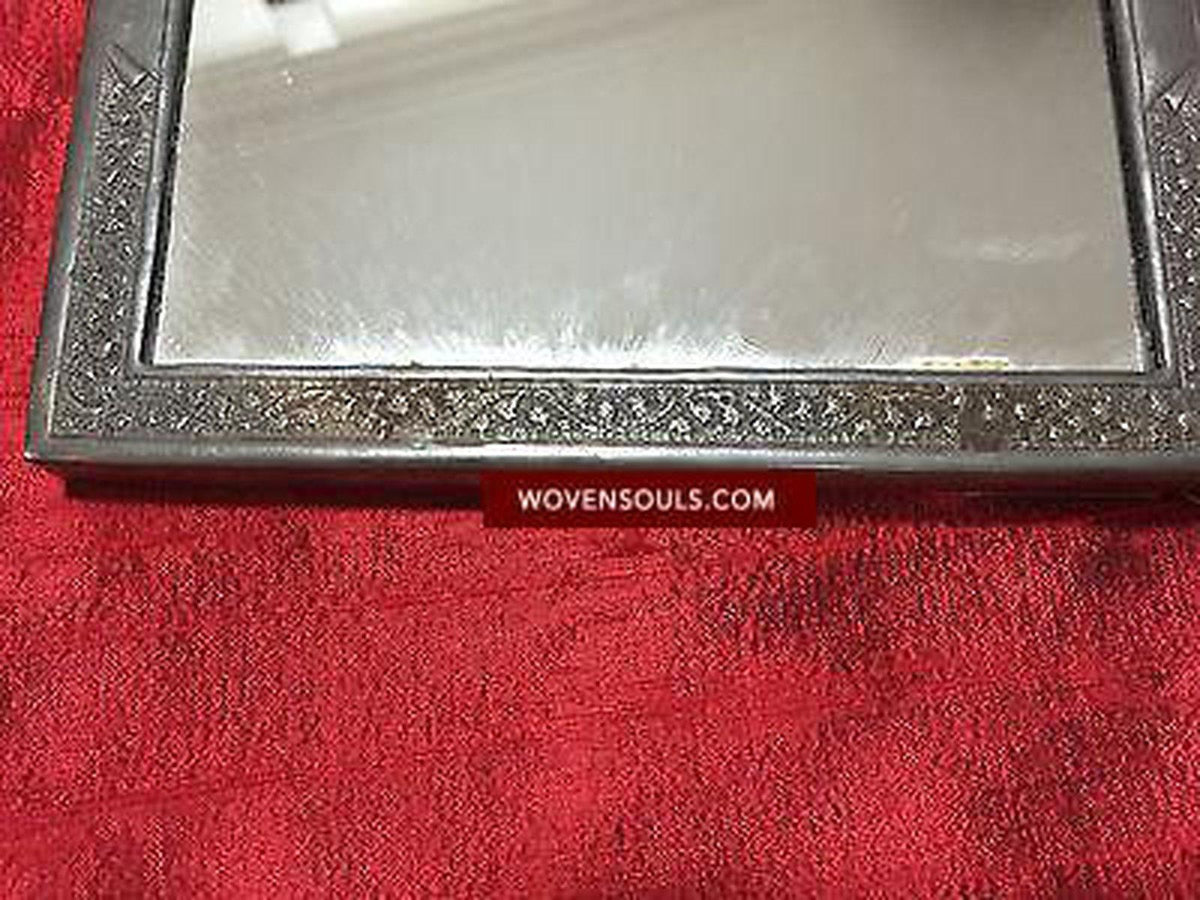 890 Rare Heirloom Mirror from Parsi Zorastrian family - WOVENSOULS ...