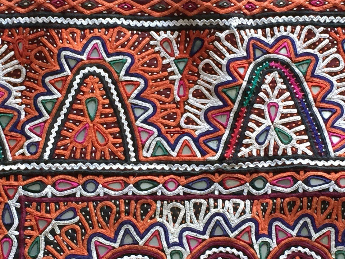 936 Vintage Rabari Embroidery Wall Decor - Pair – WOVENSOULS Antique ...