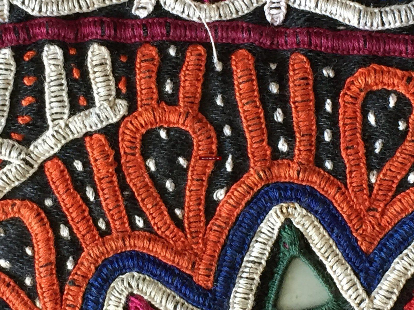 936 Vintage Rabari Embroidery Wall Decor - Pair – WOVENSOULS Antique ...