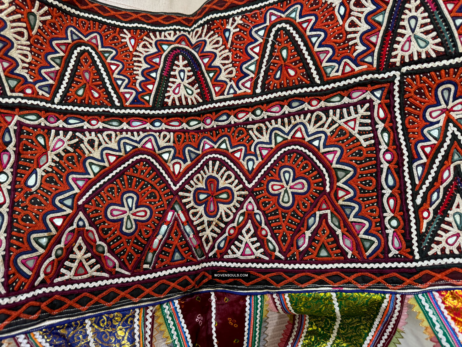 936 Vintage Rabari Embroidery Wall Decor - Pair – WOVENSOULS Antique ...