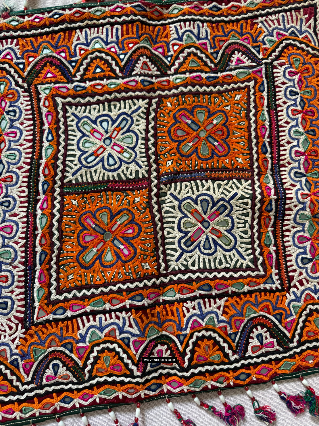 941 Vintage Rabari Embroidery Chaakla Panels Kutch Gujarat – WOVENSOULS ...