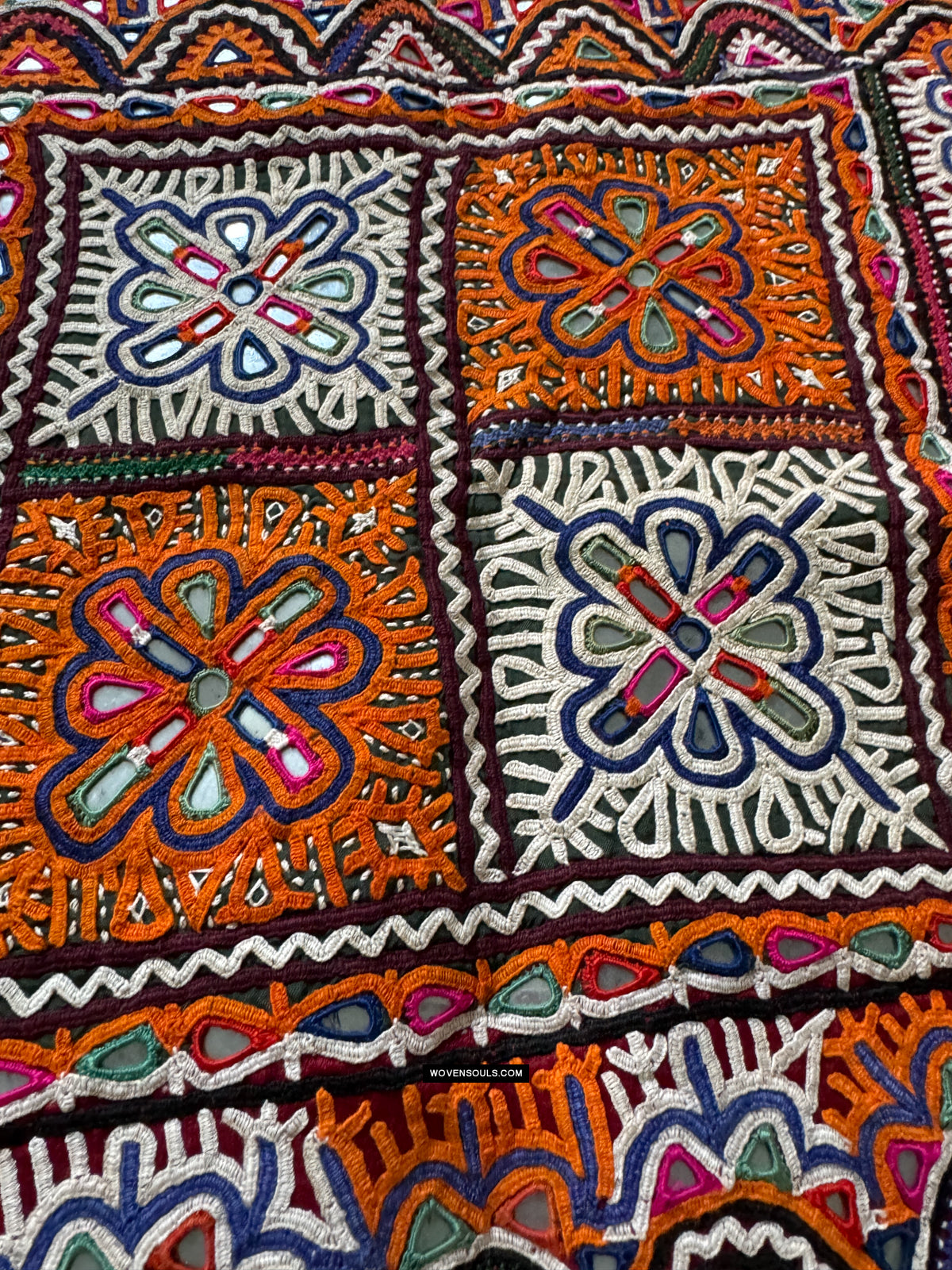 941 Vintage Rabari Embroidery Chaakla Panels from Kutch Gujarat ...