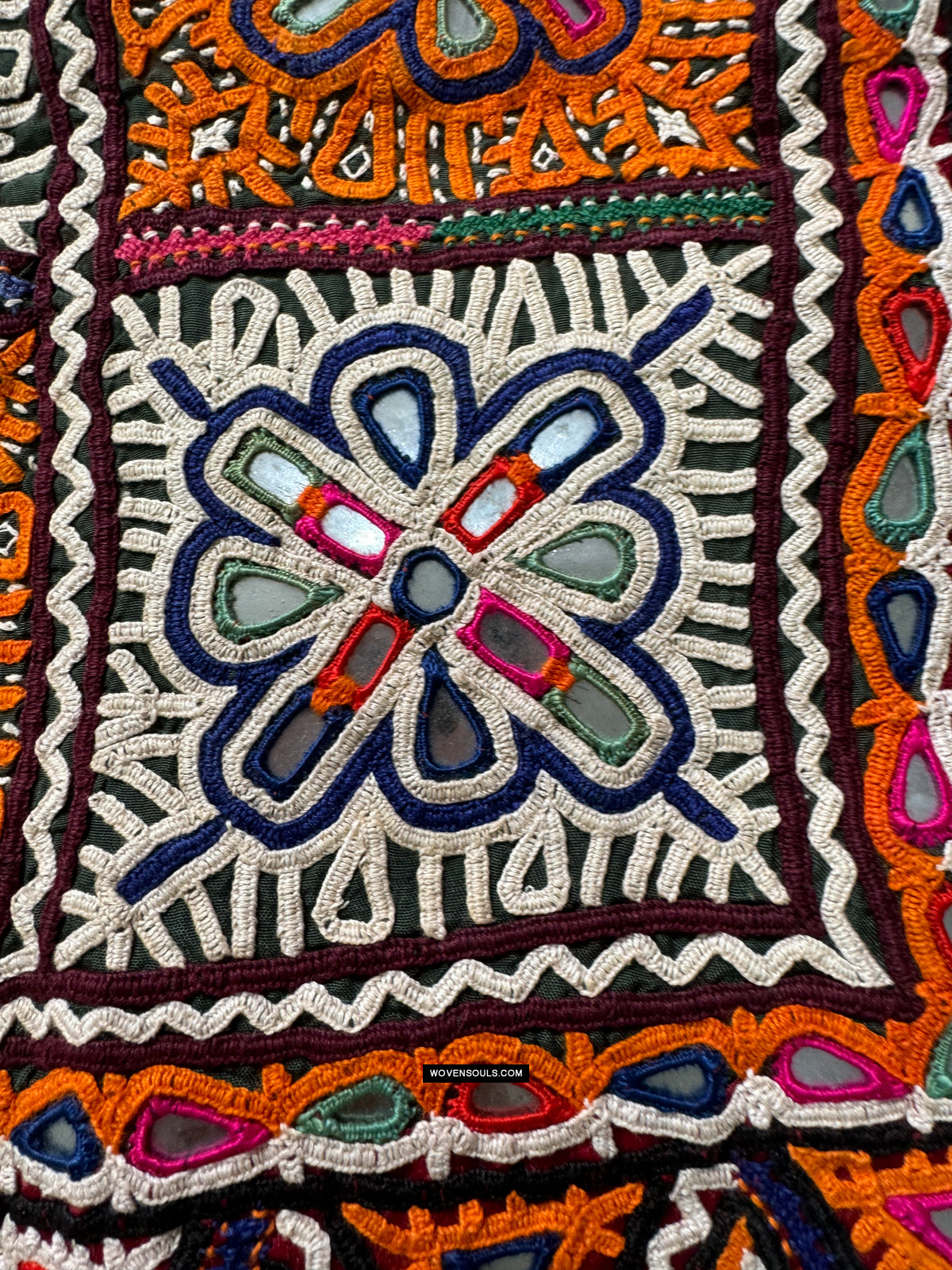 941 Vintage Rabari Embroidery Chaakla Panels from Kutch Gujarat ...